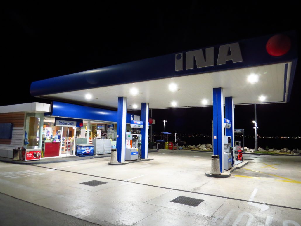 INA benzinske postaje - Detas DLEDS | Detas LED rasvjeta